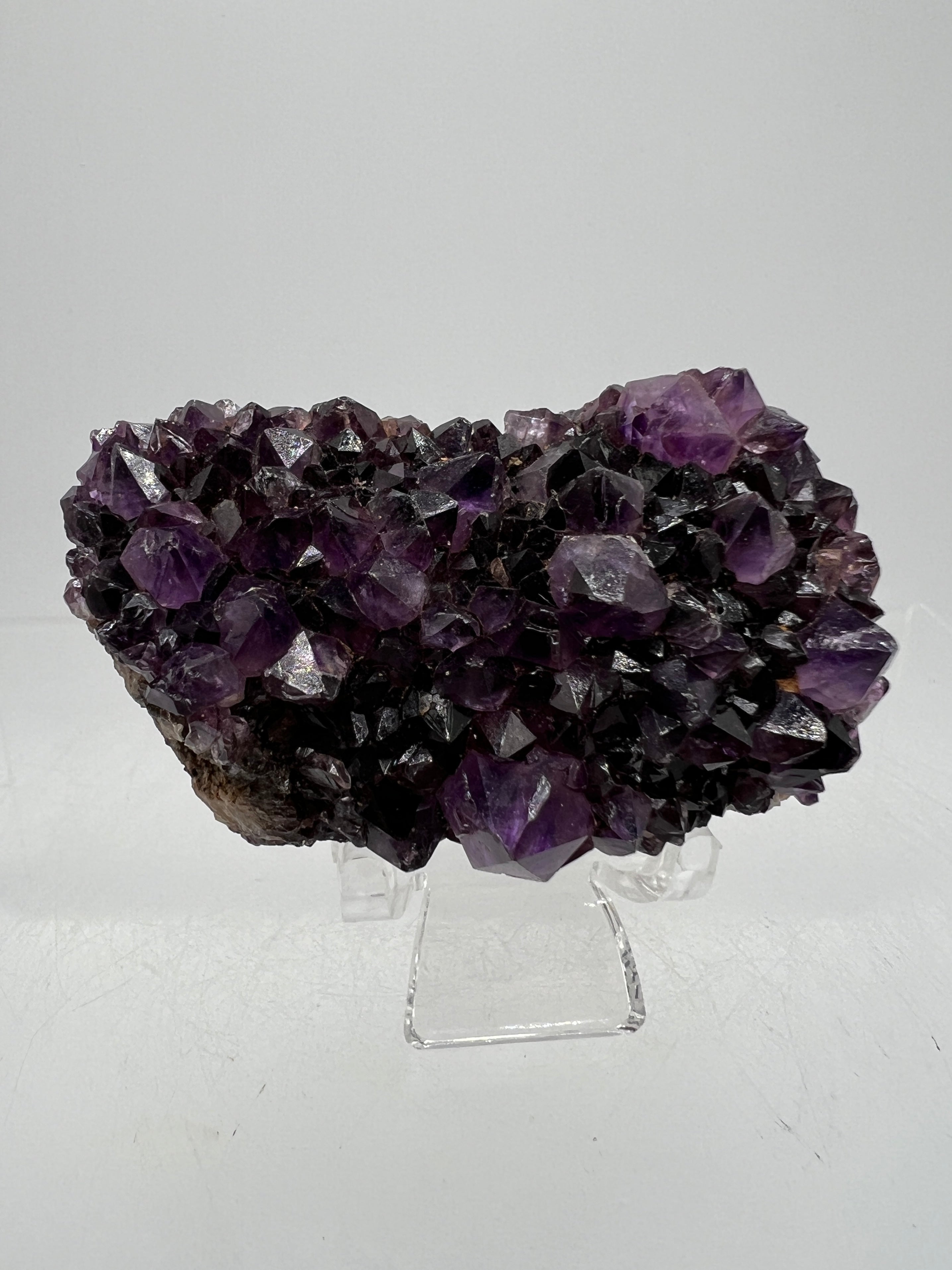 Amethystos Crystal Specimen. Gorgeous Amethyst Cluster From South Afri ...
