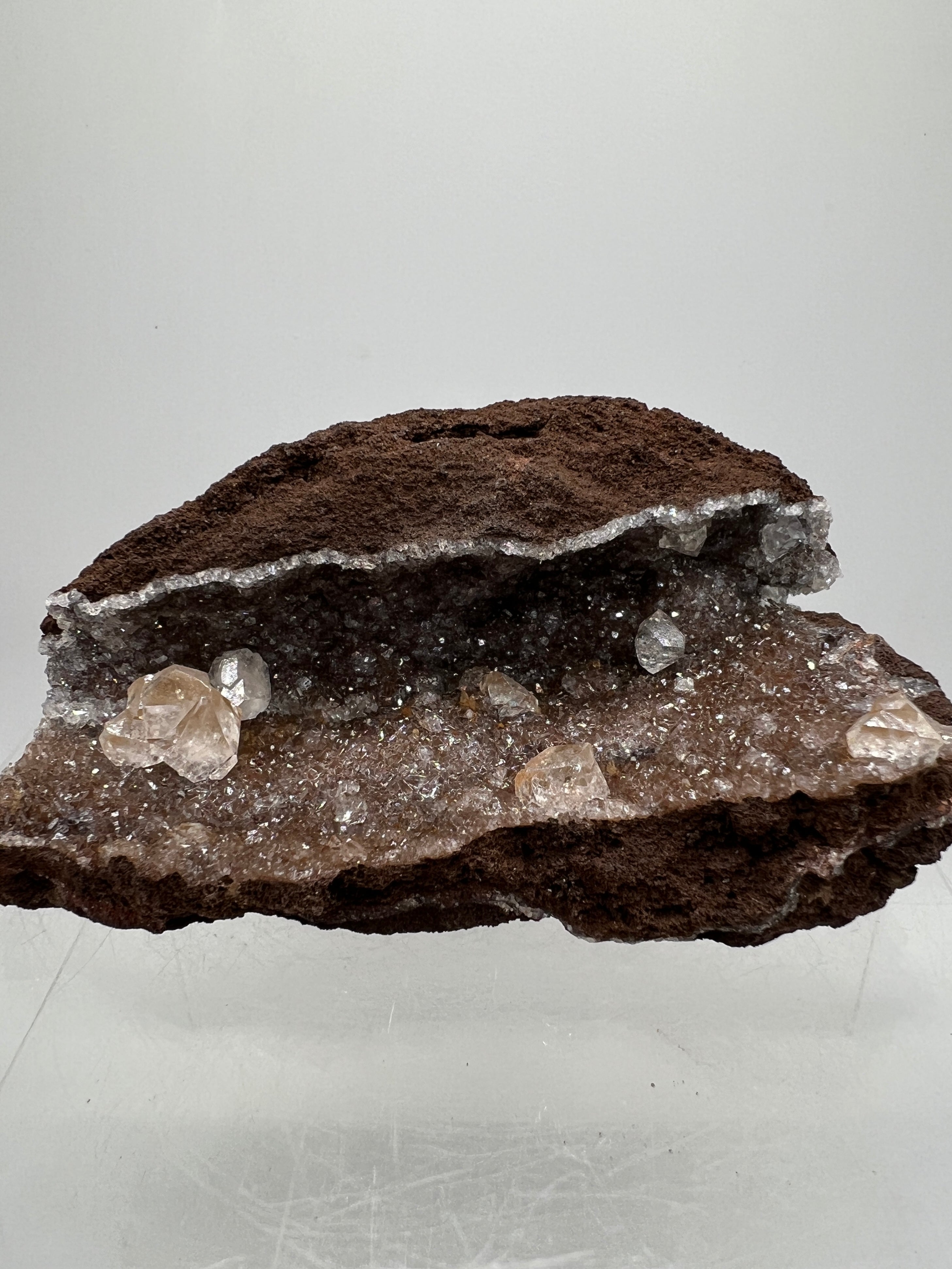 Brown Diamond Calcite Specimen. Stunning Flash! Gorgeous Calcite Clust ...