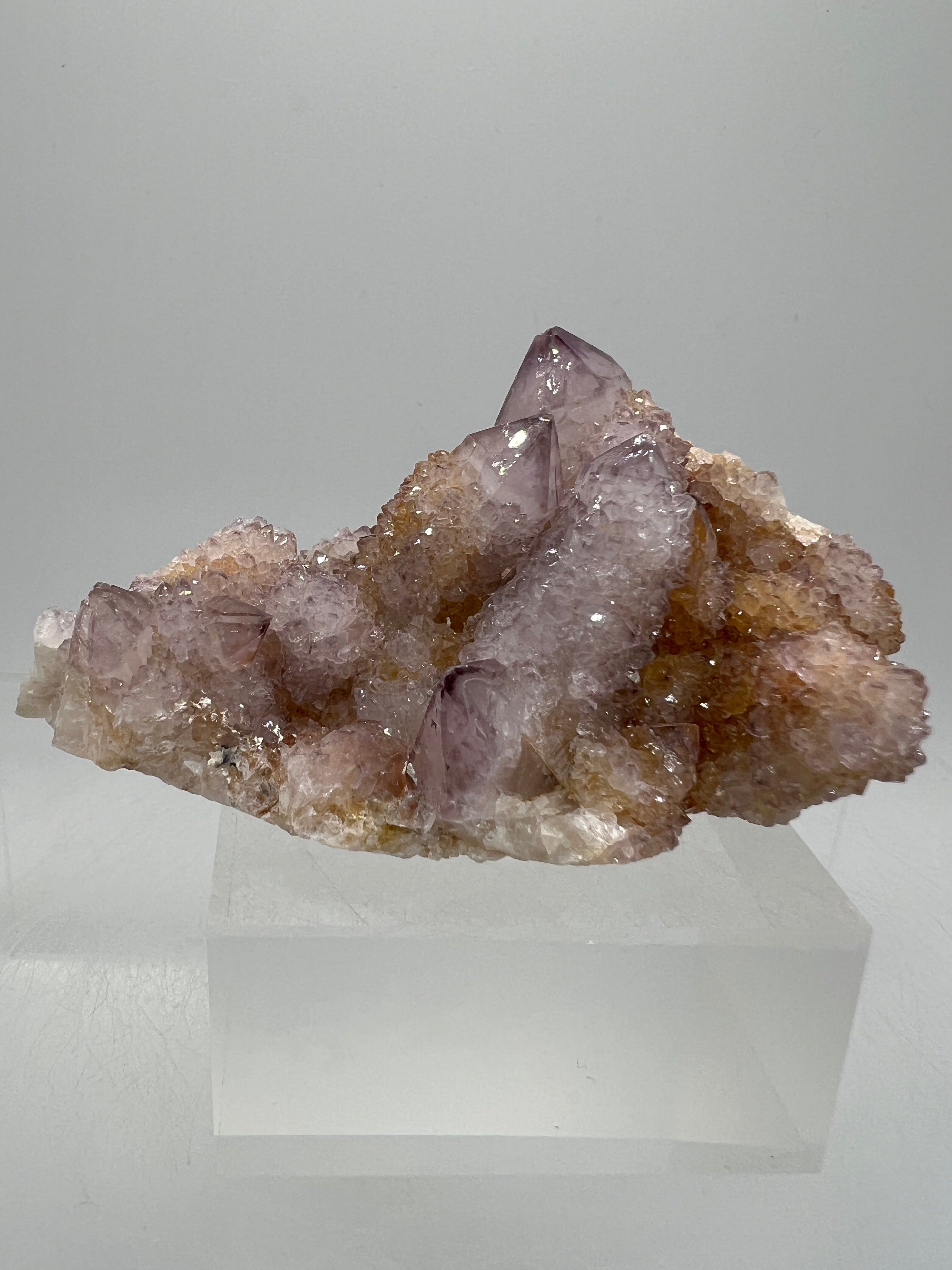 Spirit Quartz Cluster. Amazing Colors With Limonite Inclusions. Beauti ...